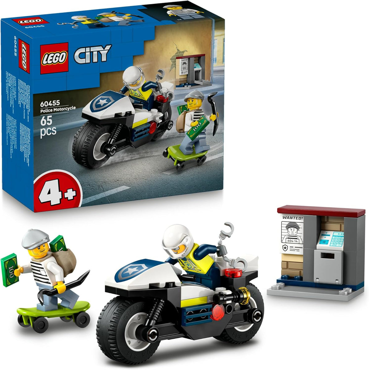 Lego - Police Motorcycle Chase 60455 – nswpoliceshop