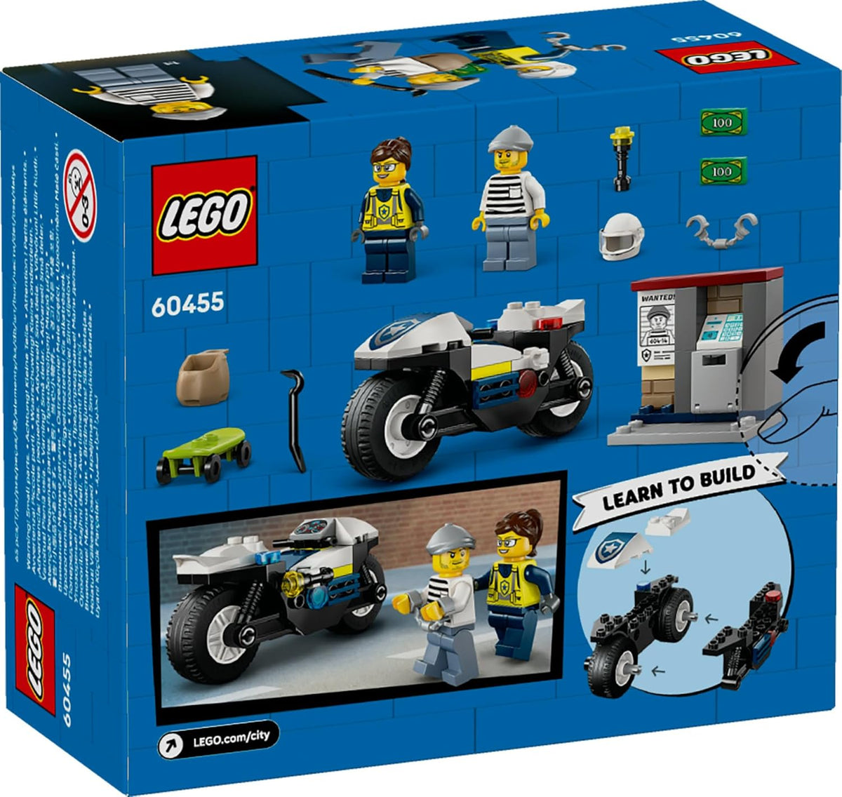 Lego - Police Motorcycle Chase 60455 – nswpoliceshop